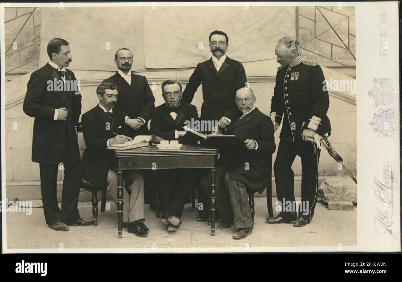The members of the First International Olympic Committee 1896 by Albert ...
