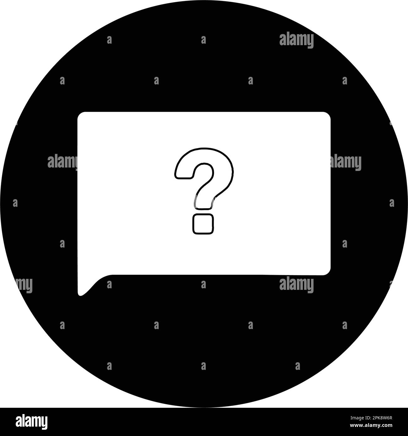 Decision Making Icon. Rounded Button style vector EPS Stock Vector ...