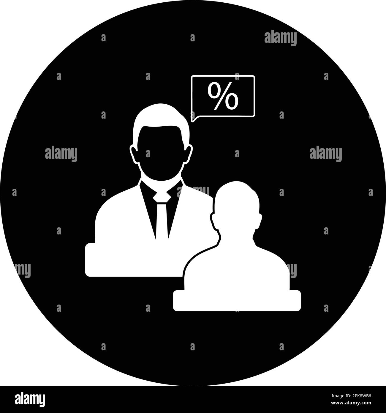 Tax Adviser Icon. Rounded Button Style vector EPS Stock Vector Image ...