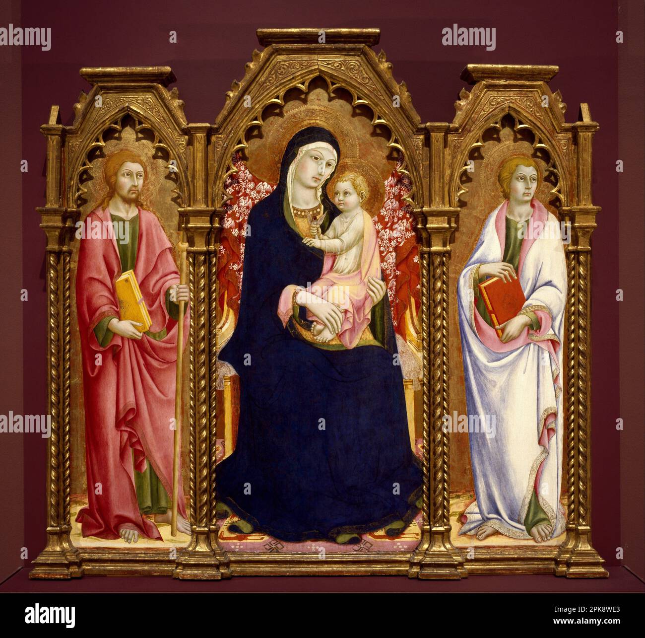 Madonna and Child with Saints James Major and John the Evangelist ...