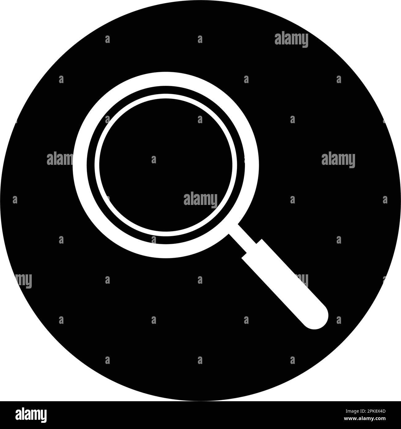 Business Search Tool Button Icon. Editable Vector EPS Symbol ...