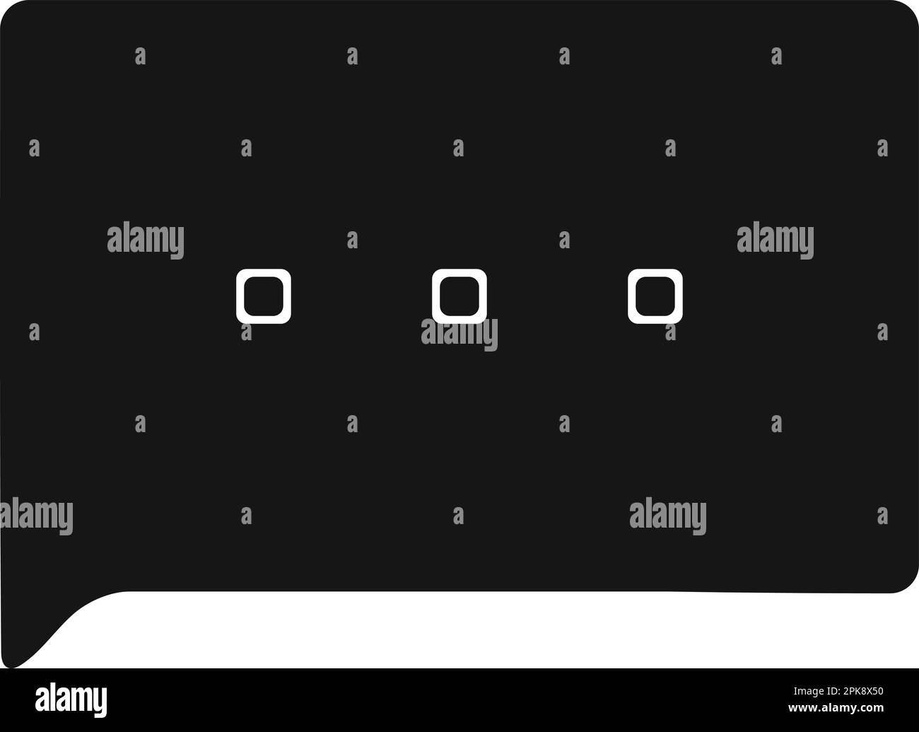 Speech bubble icon. Flat style vector EPS Stock Vector Image & Art - Alamy