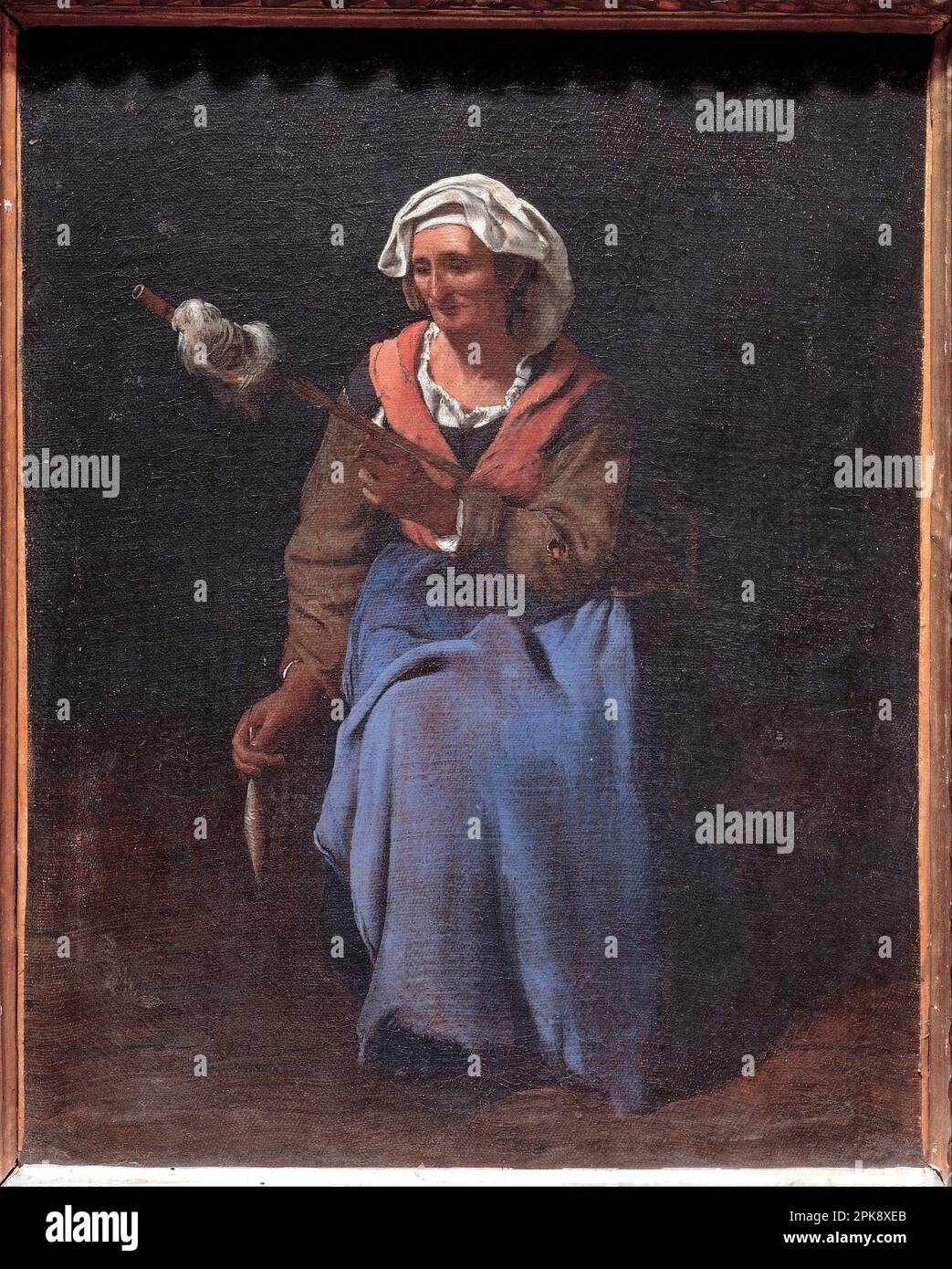 Old peasant 1650 by Michael Sweerts Stock Photo - Alamy