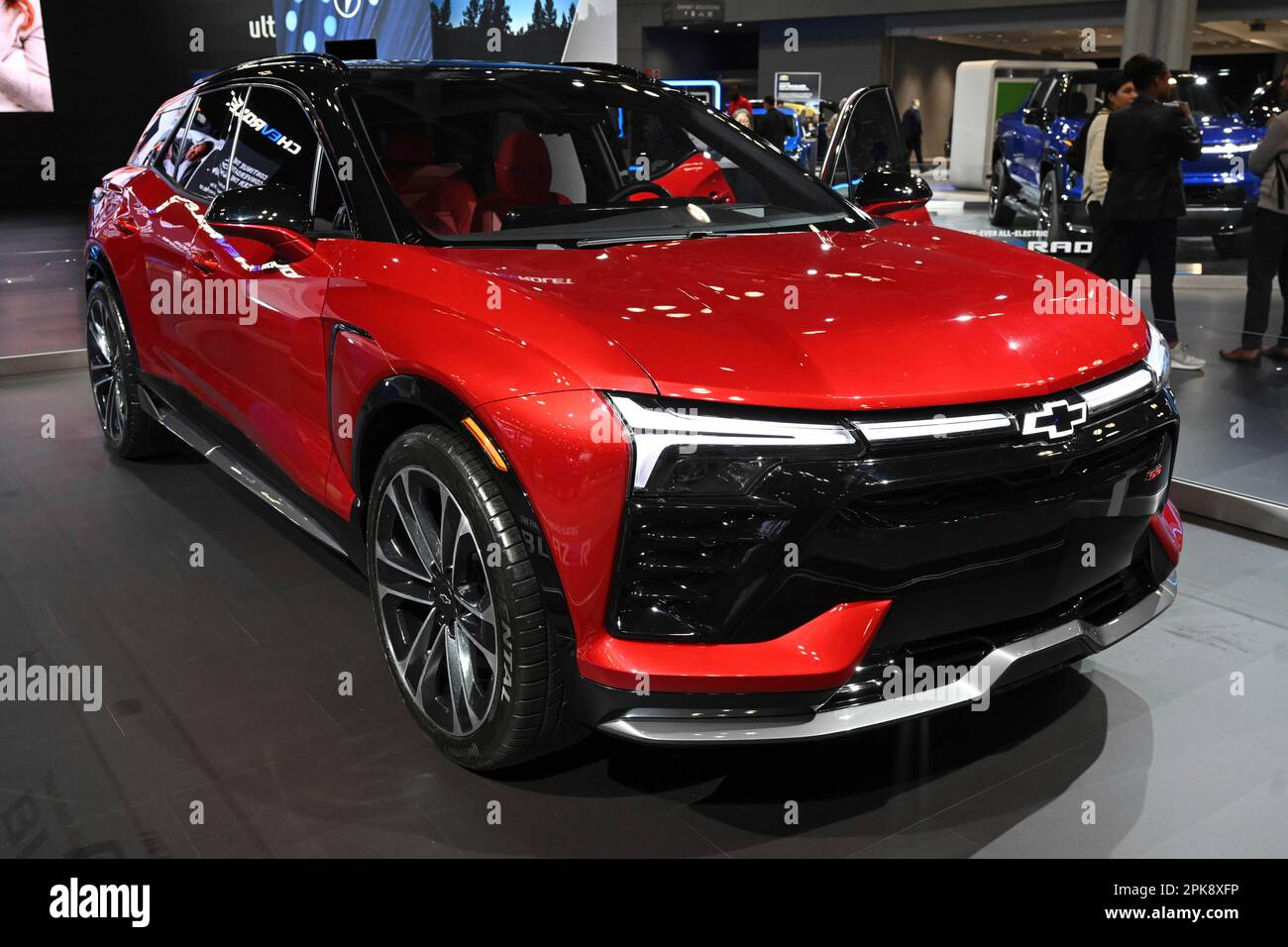 Photo by: NDZ/STAR MAX/IPx 2023 4/5/23 The Chevrolet Blazer EV on display during the 2023 New ...