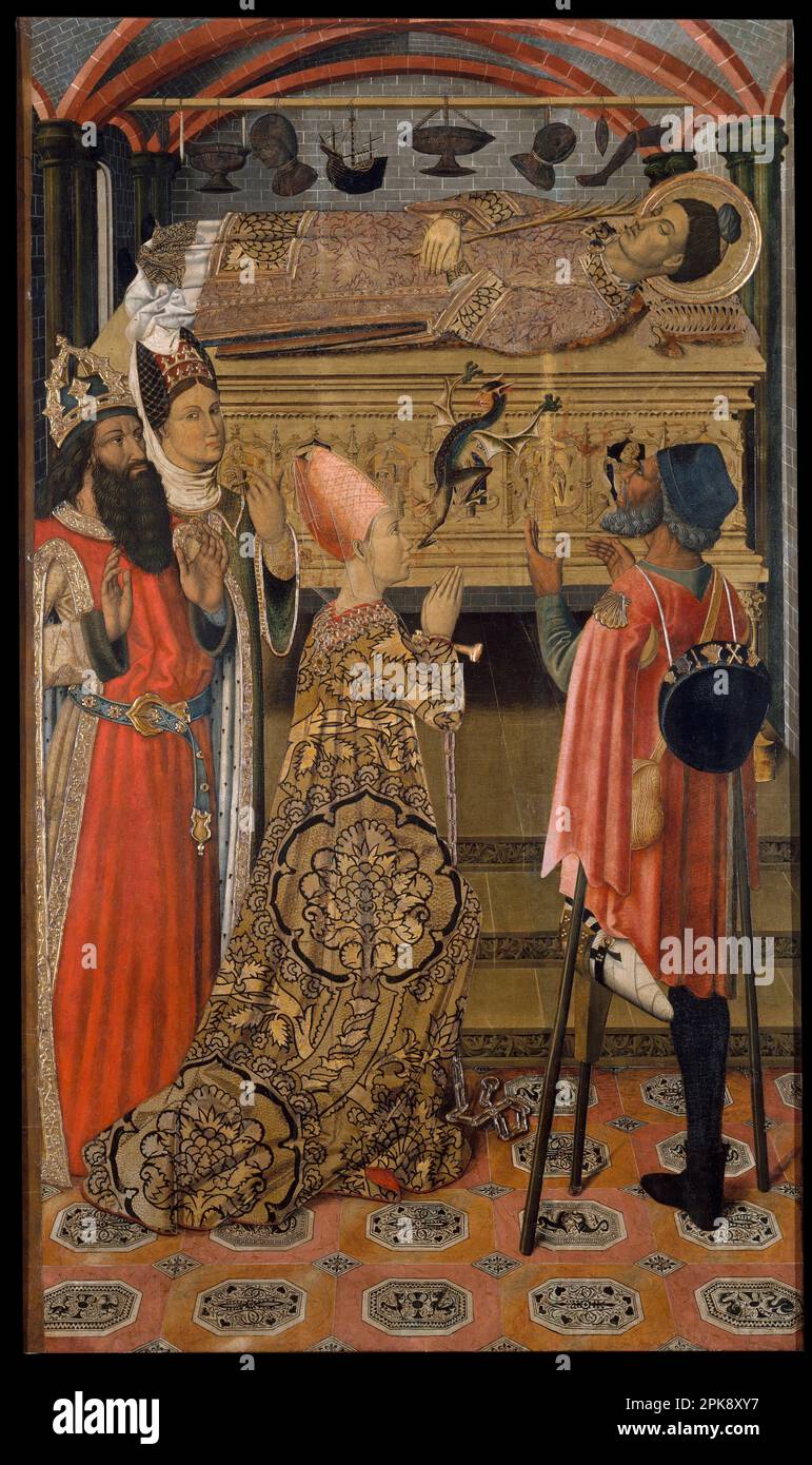 Princess Eudoxia before the Tomb of Saint Stephen from 1495 until 1500 ...