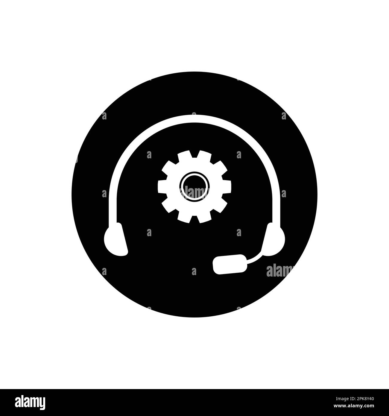 Technical Support Icon. Rounded Button Style Editable Vector EPS Symbol Illustration Stock ...