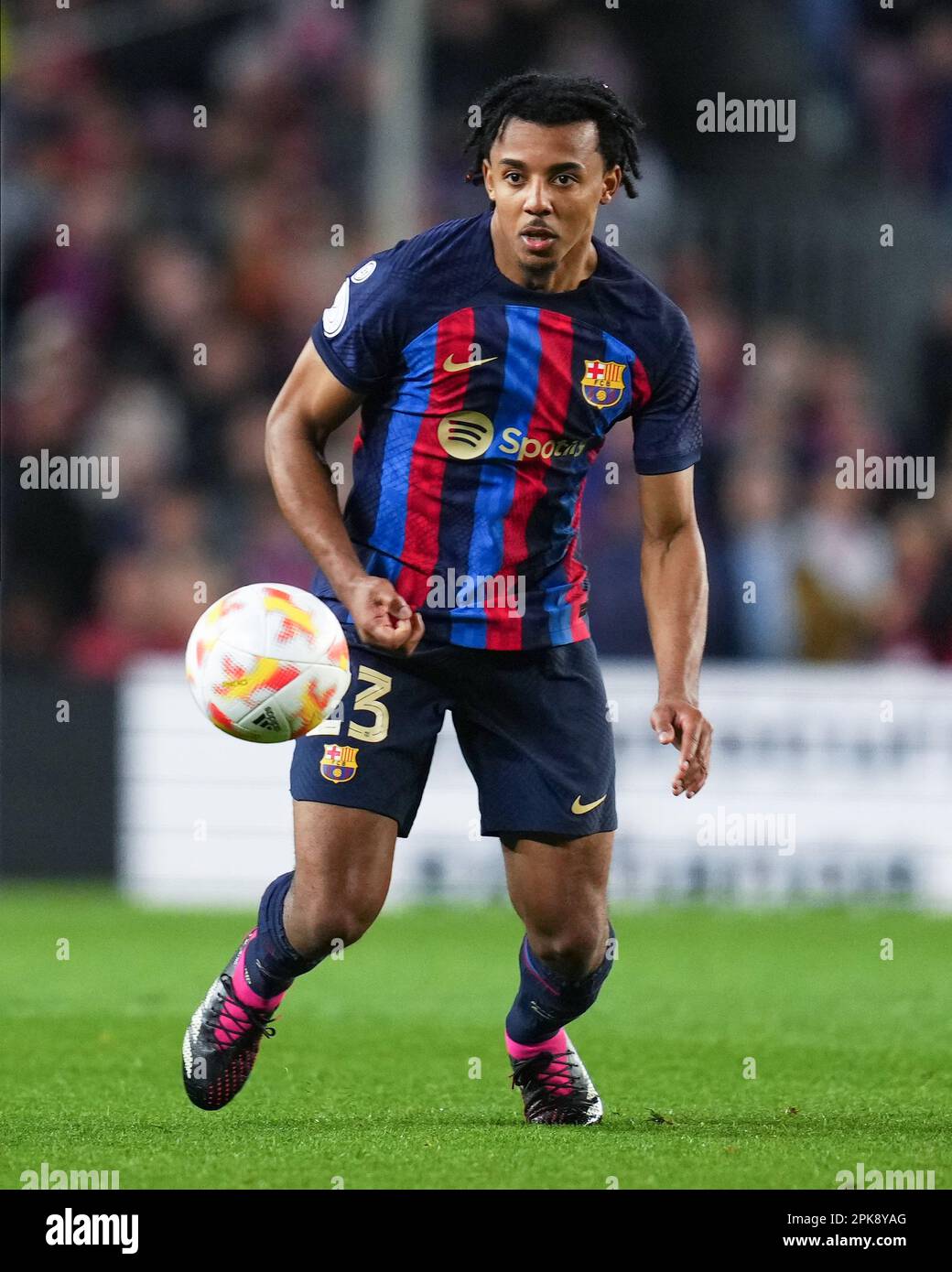 Jules Kounde of FC Barcelona during Copa del Rey match, Semi-Finals ...