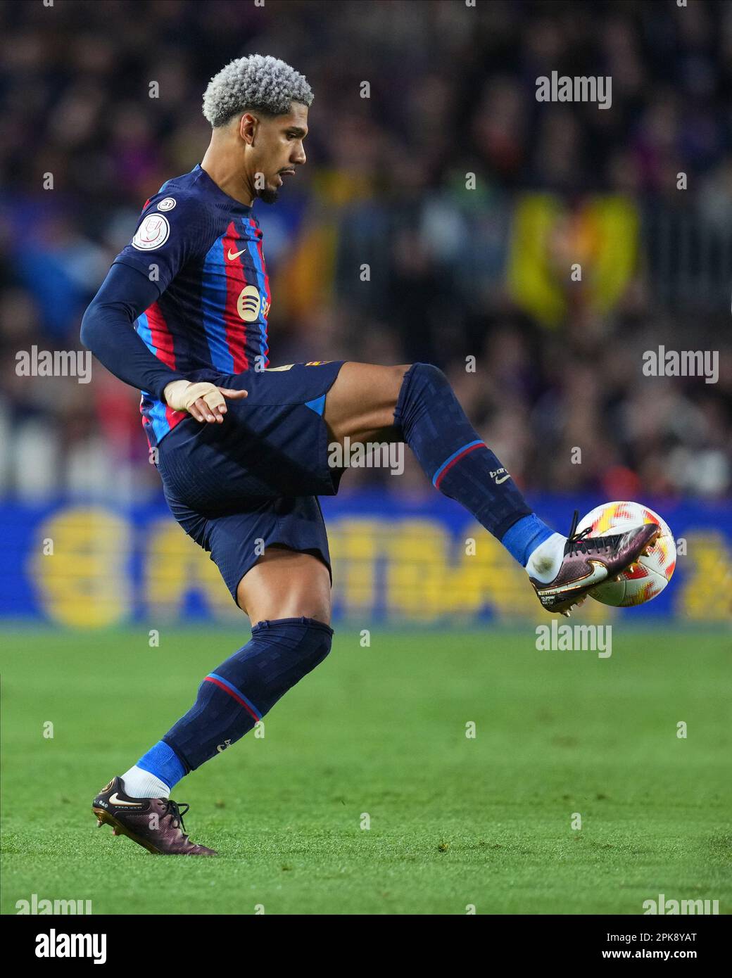 Ronald Araujo of FC Barcelona during Copa del Rey match, Semi-Finals ...