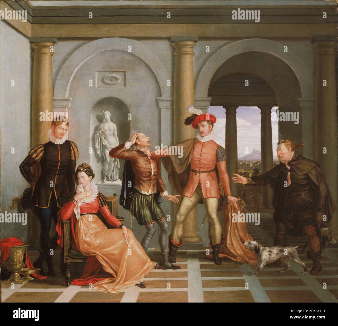 Scene from Shakespeare's "The Taming of the Shrew" (Katharina and ...