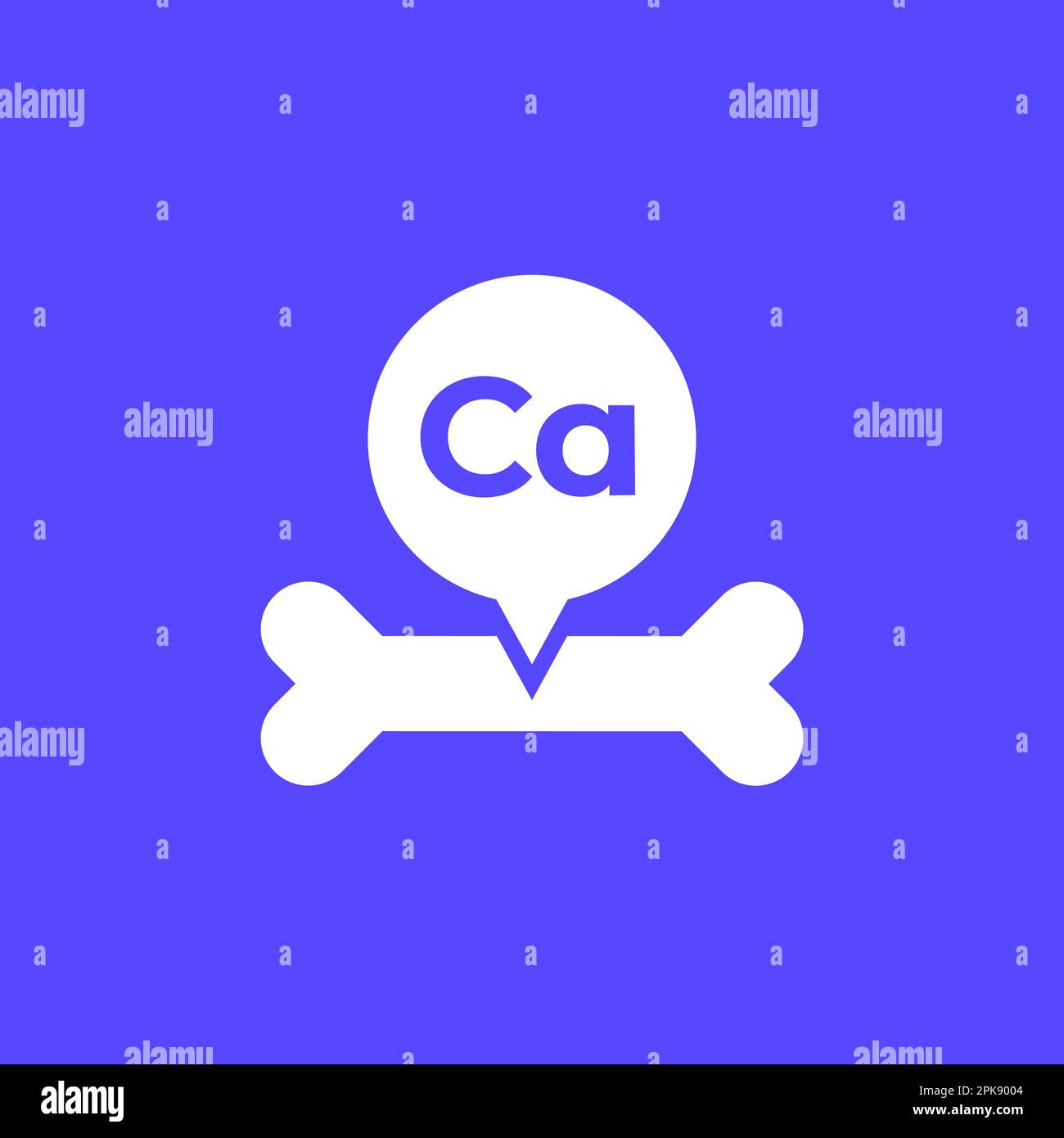 Calcium for bones icon, vector Stock Vector Image & Art - Alamy