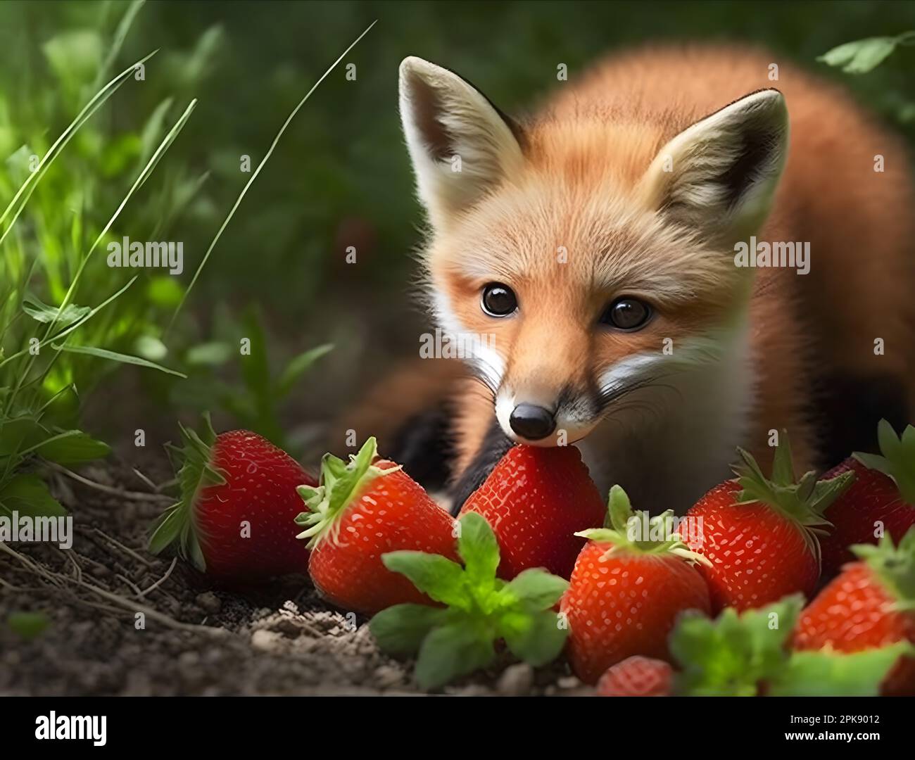 Baby wolf eating hi-res stock photography and images - Alamy