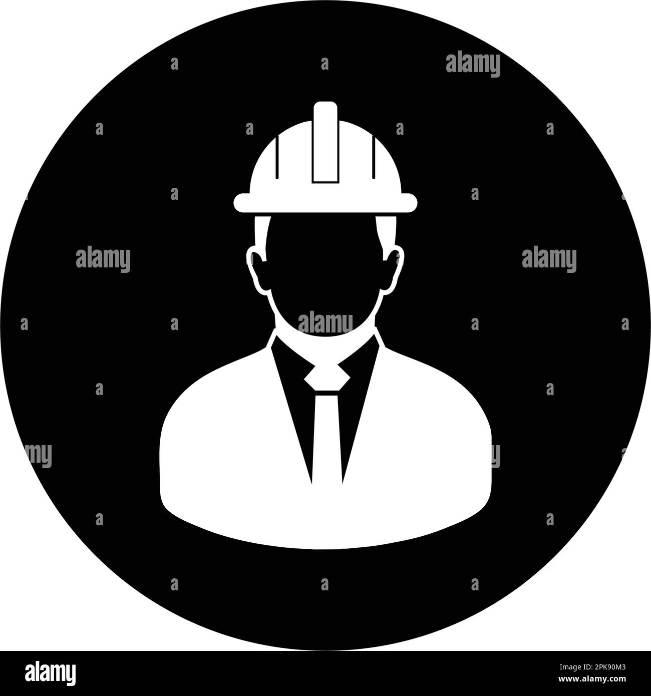 Construction Engineer Icon. Editable Vector EPS Symbol Illustration ...
