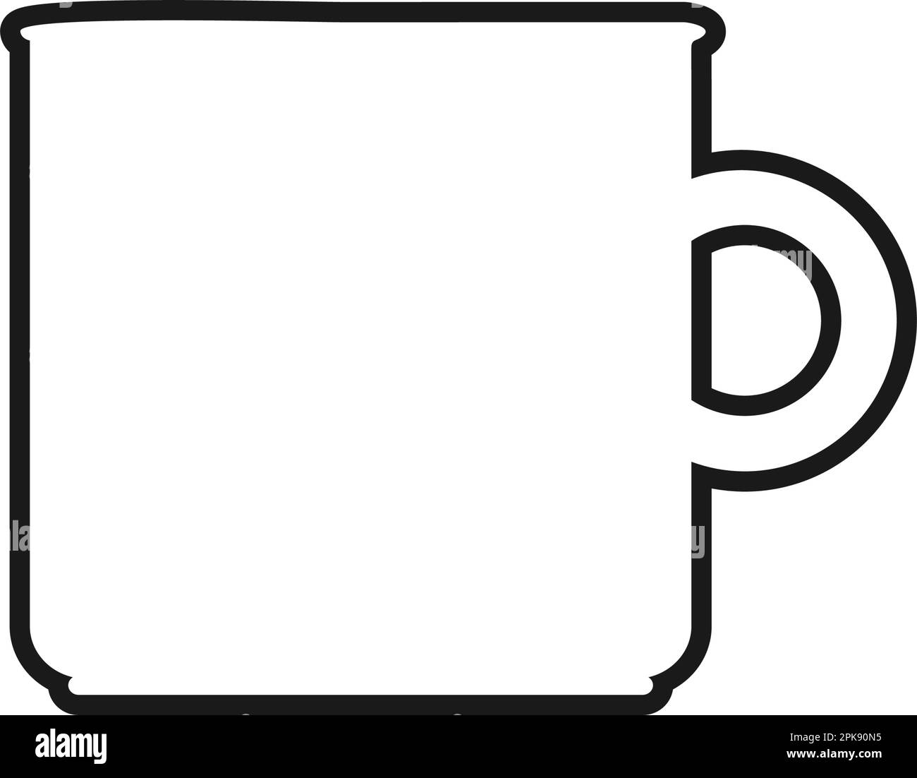 Water Pot Line Icon. Editable Vector EPS Symbol Illustration Stock ...