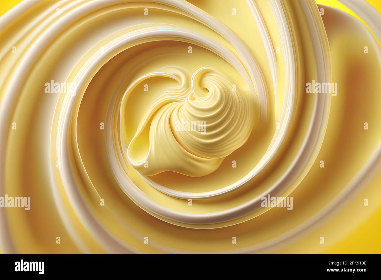 Realistic mayonnaise swirl. Delicious background Stock Photo - Alamy