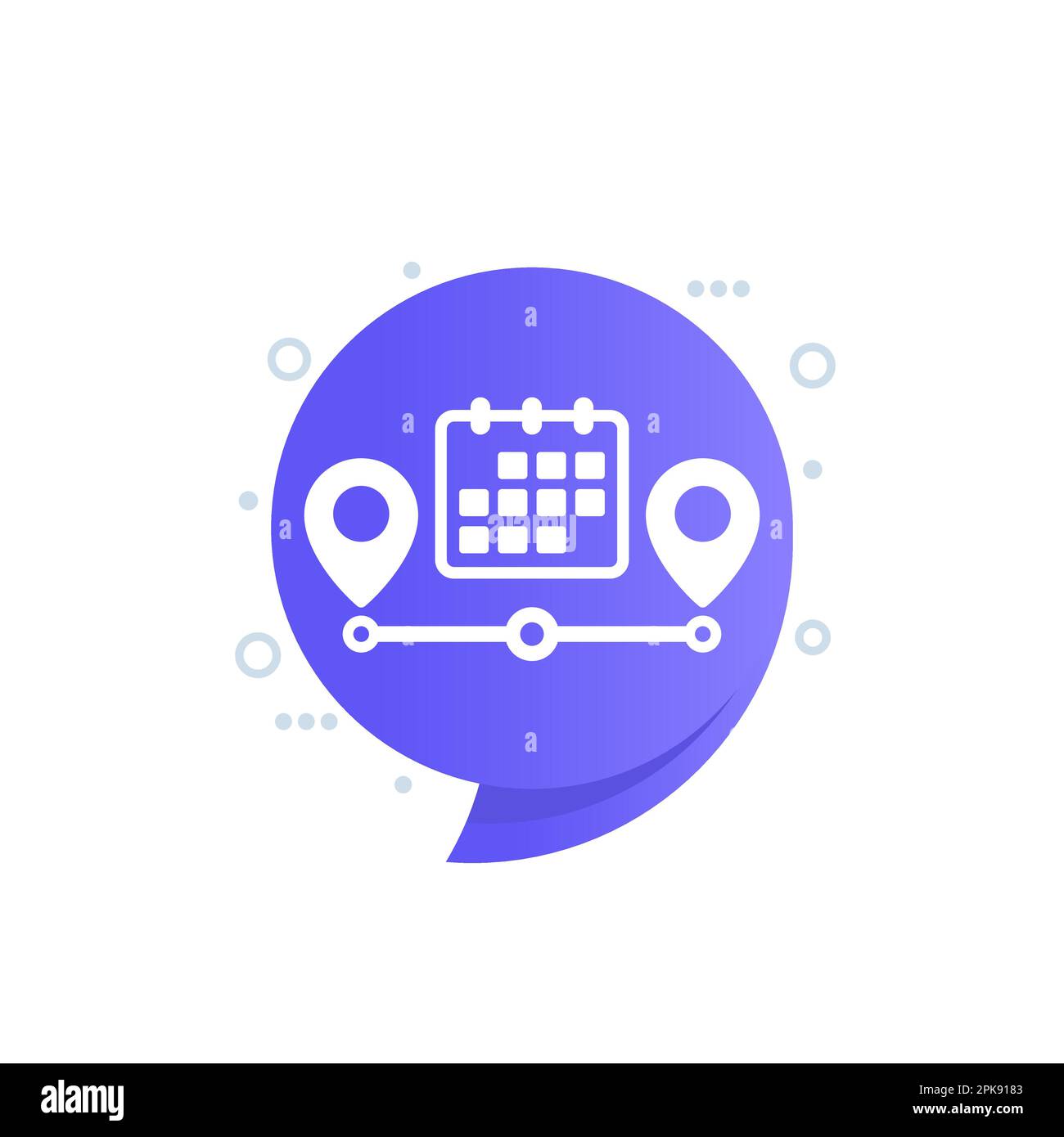 delivery schedule icon with a calendar, vector Stock Vector Image & Art ...