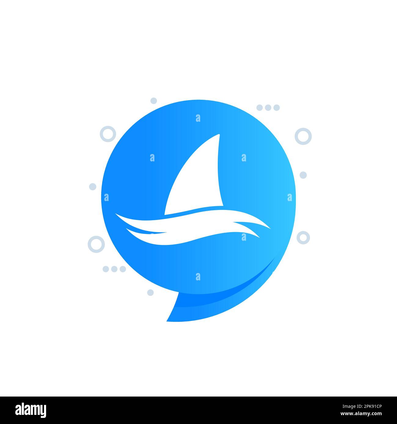 Shark fin icon, vector sign Stock Vector Image & Art - Alamy
