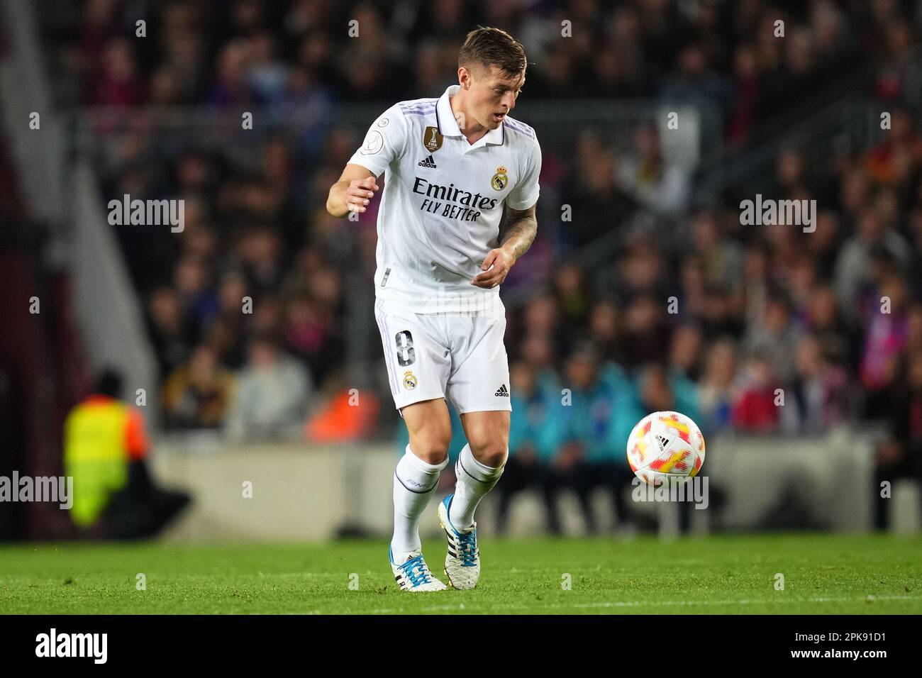 Toni Kroos of Real Madrid during Copa del Rey match, Semi-Finals ...