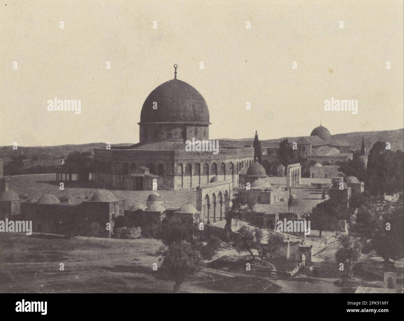 Palestine. Jérusalem. Mosquée d'Omar negative August 20 1850; print ...