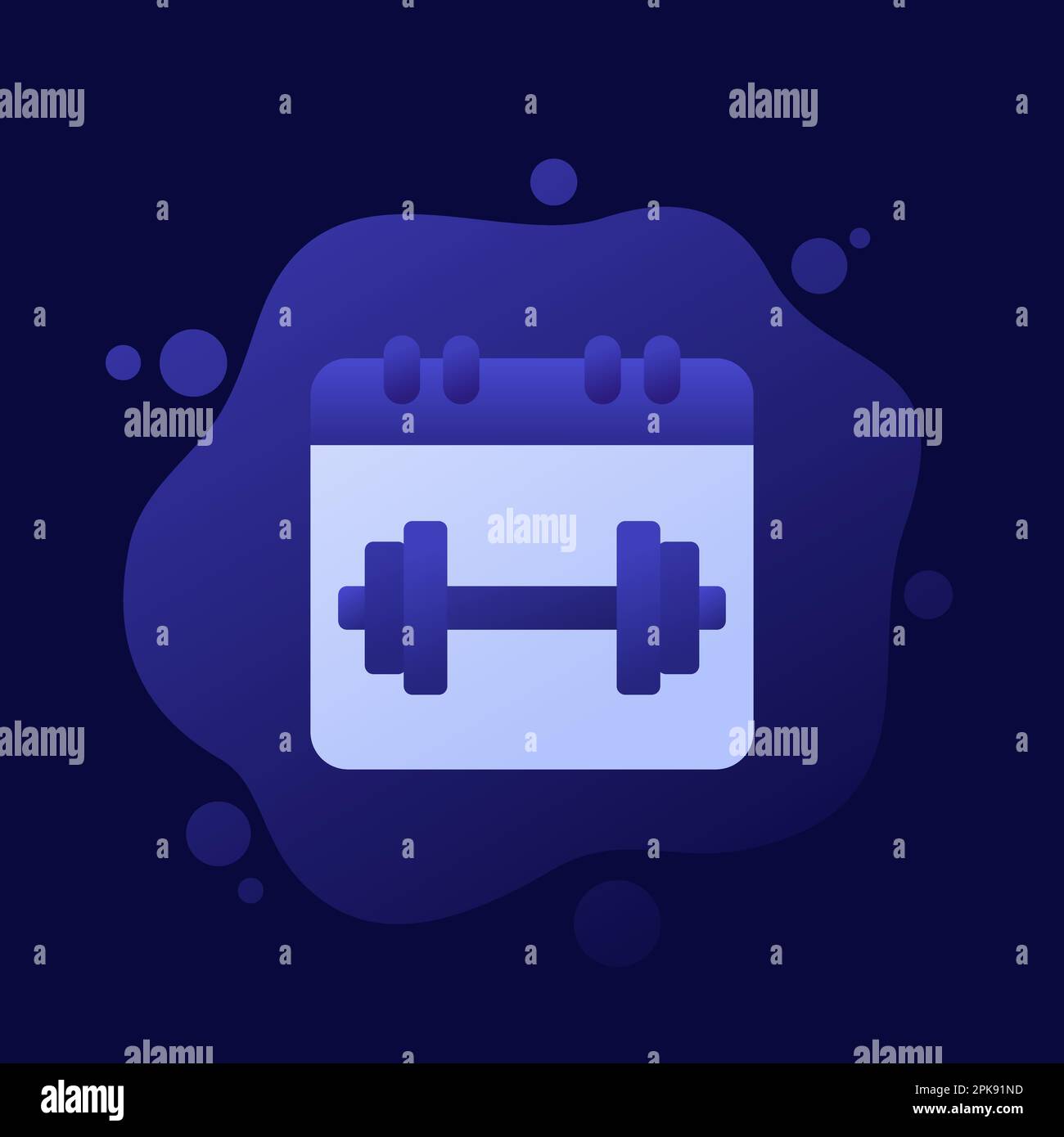 training schedule icon, dark vector design Stock Vector Image & Art - Alamy