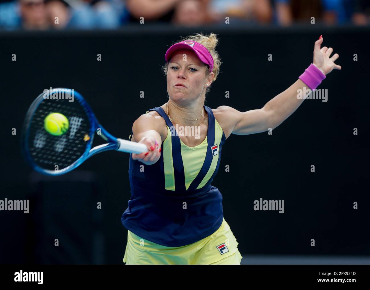 Laura Siegemund of Germanyin action at the Australian Open 2023 Tennis ...