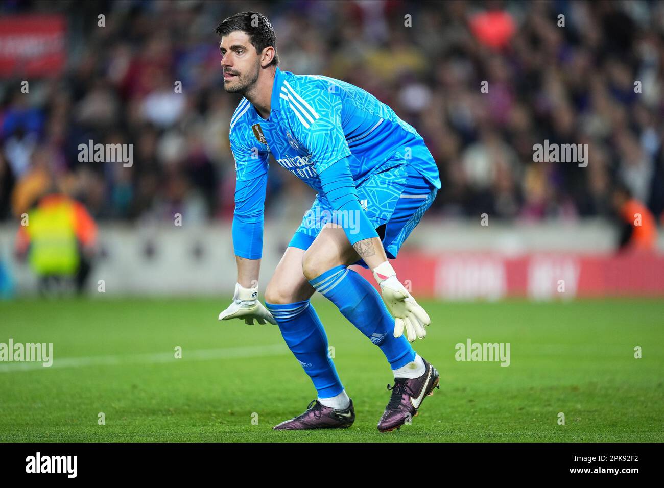 Thibaut Courtois of Real Madrid during Copa del Rey match, Semi-Finals ...