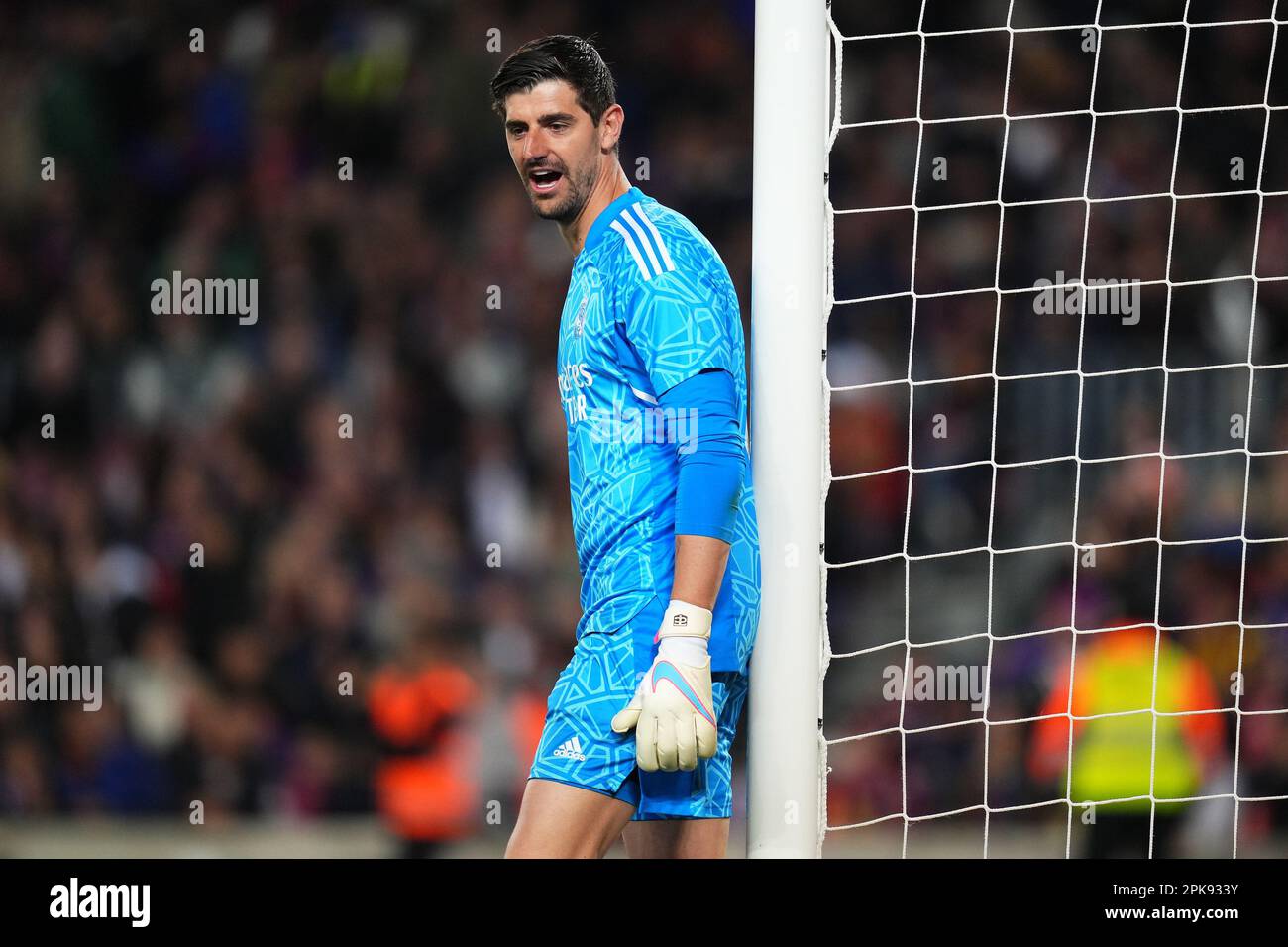 Thibaut Courtois of Real Madrid during Copa del Rey match, Semi-Finals ...