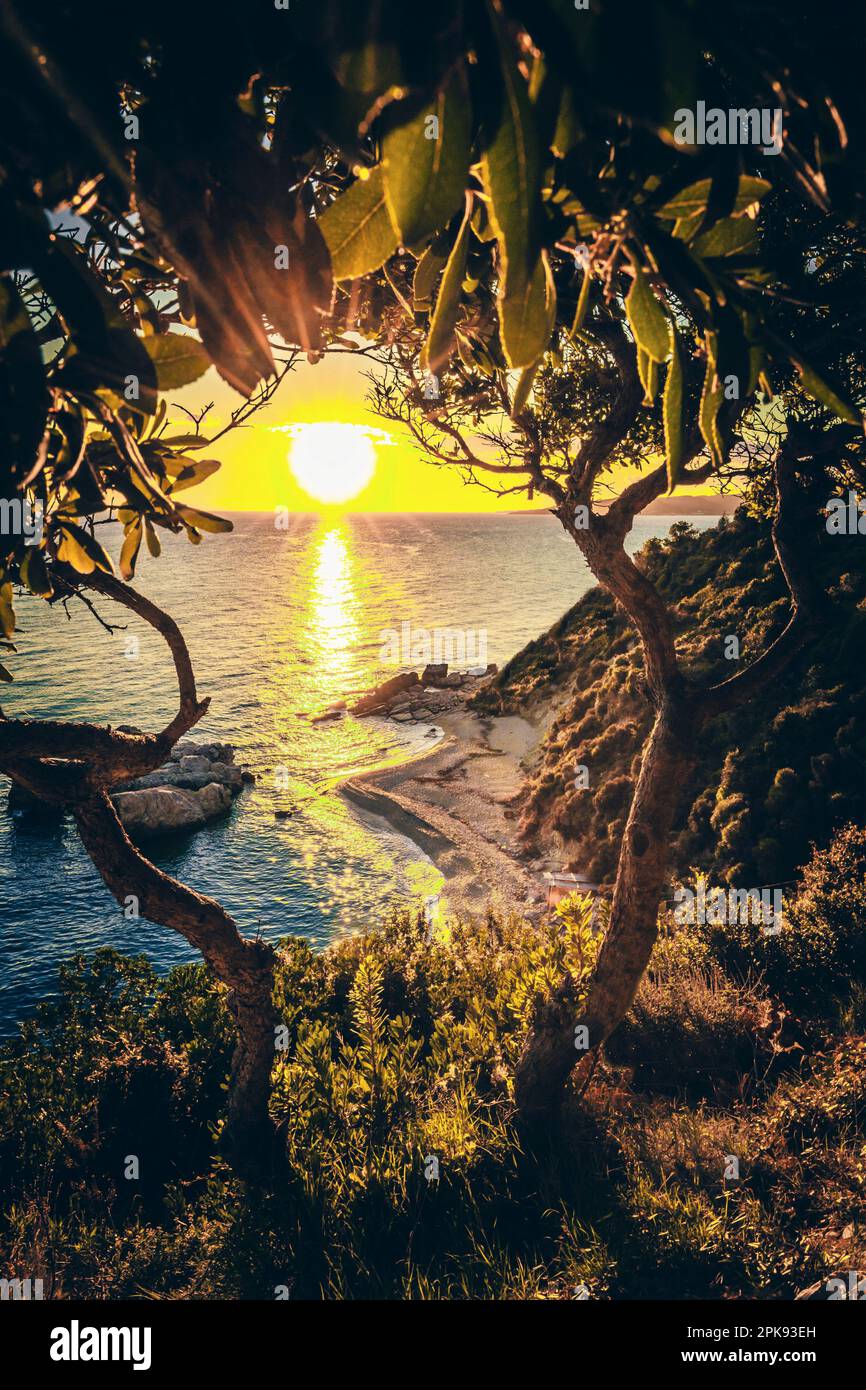 Xigia Pigadi Beach, beautiful sandy beach on Zakynthos for sunrise ...