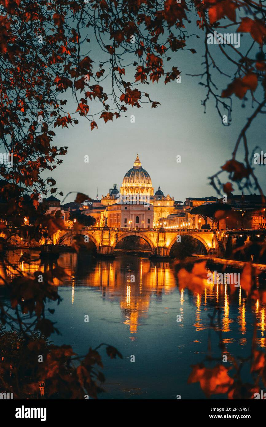 View from the Ponte Umberto I bridge over the Angel Bridge / Pons ...