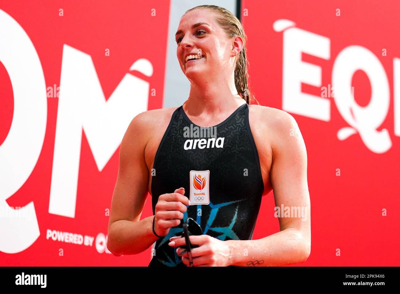 EINDHOVEN, NETHERLANDS - APRIL 6: Marrit Steenbergen of the Netherlands ...