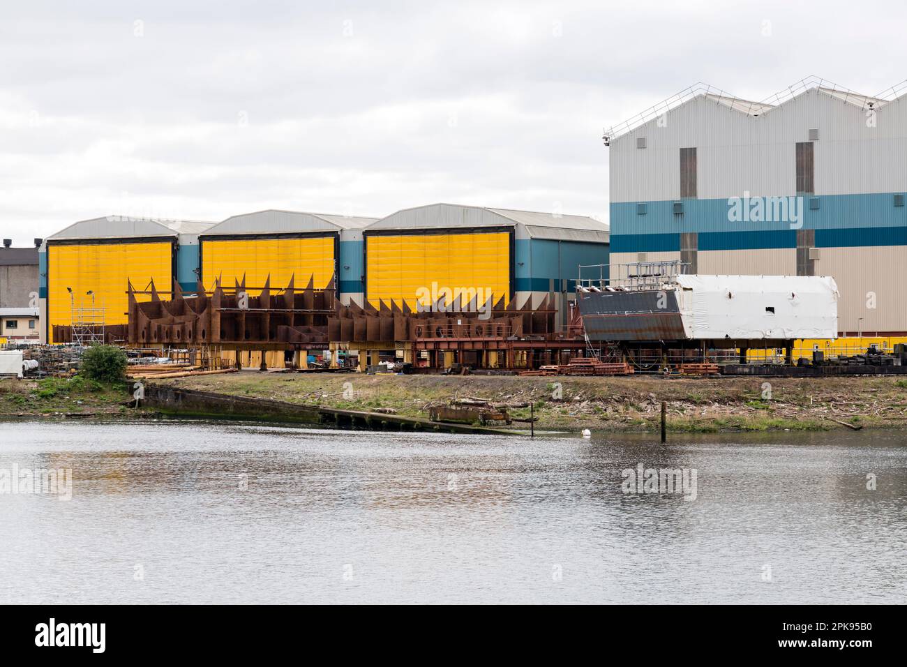 BAE System Shipyard, Govan, Glasgow, Scotland, UK Stock Photo - Alamy
