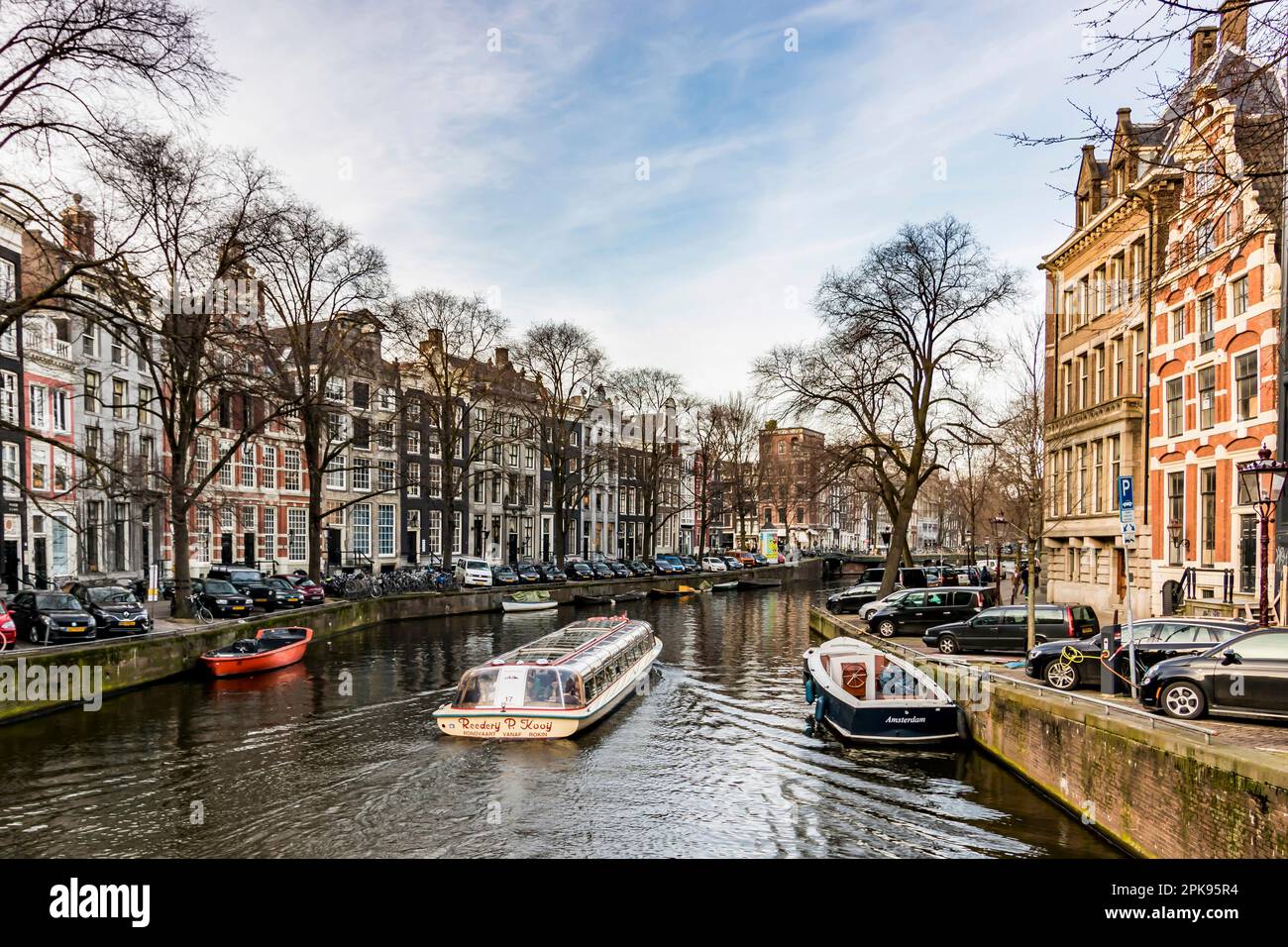 Amsterdam, canals and canals in the capital of the Netherlands Stock ...
