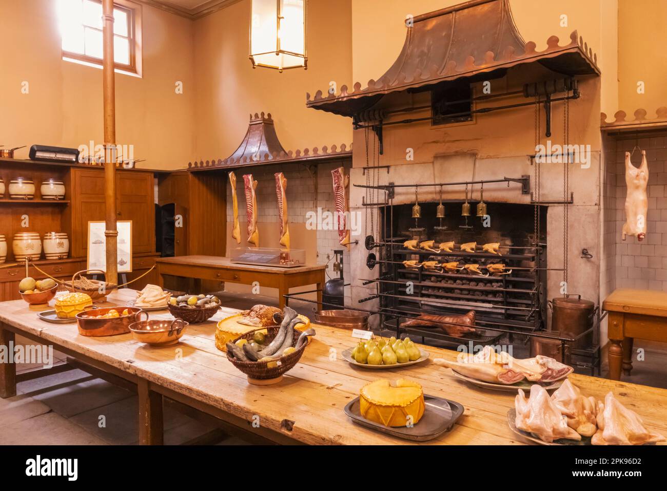 England, East Sussex, Brighton, The Royal Pavilion, The Great Kitchen ...