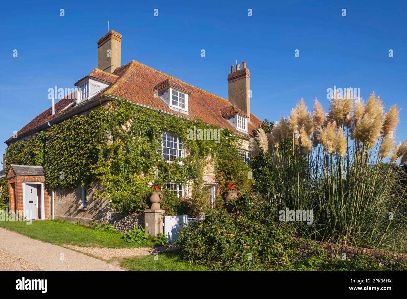 England, East Sussex, Firle, West Firle, Charleston House, The Home of ...