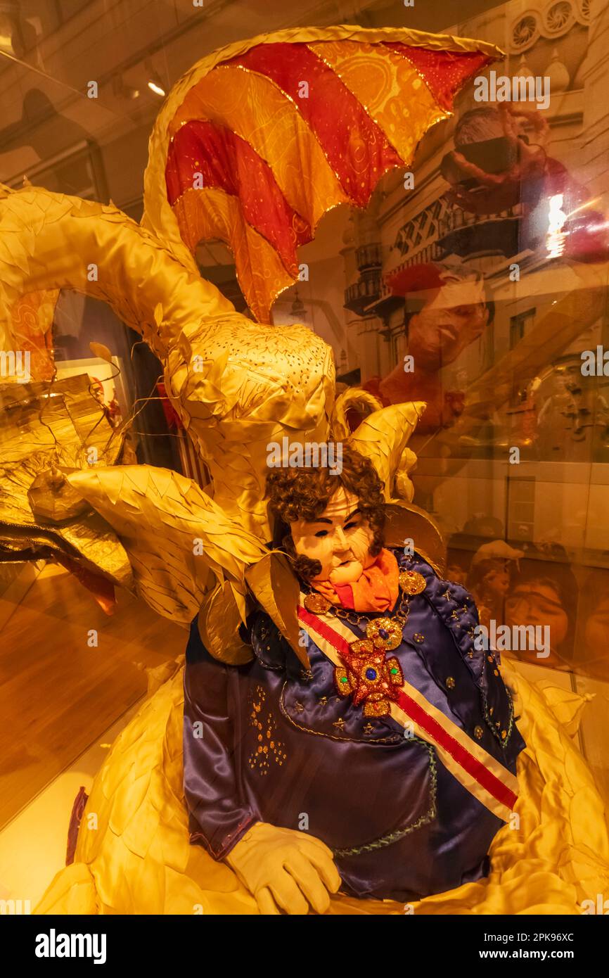 England, East Sussex, Brighton, Brighton Museum, Exhibit of Carnival ...