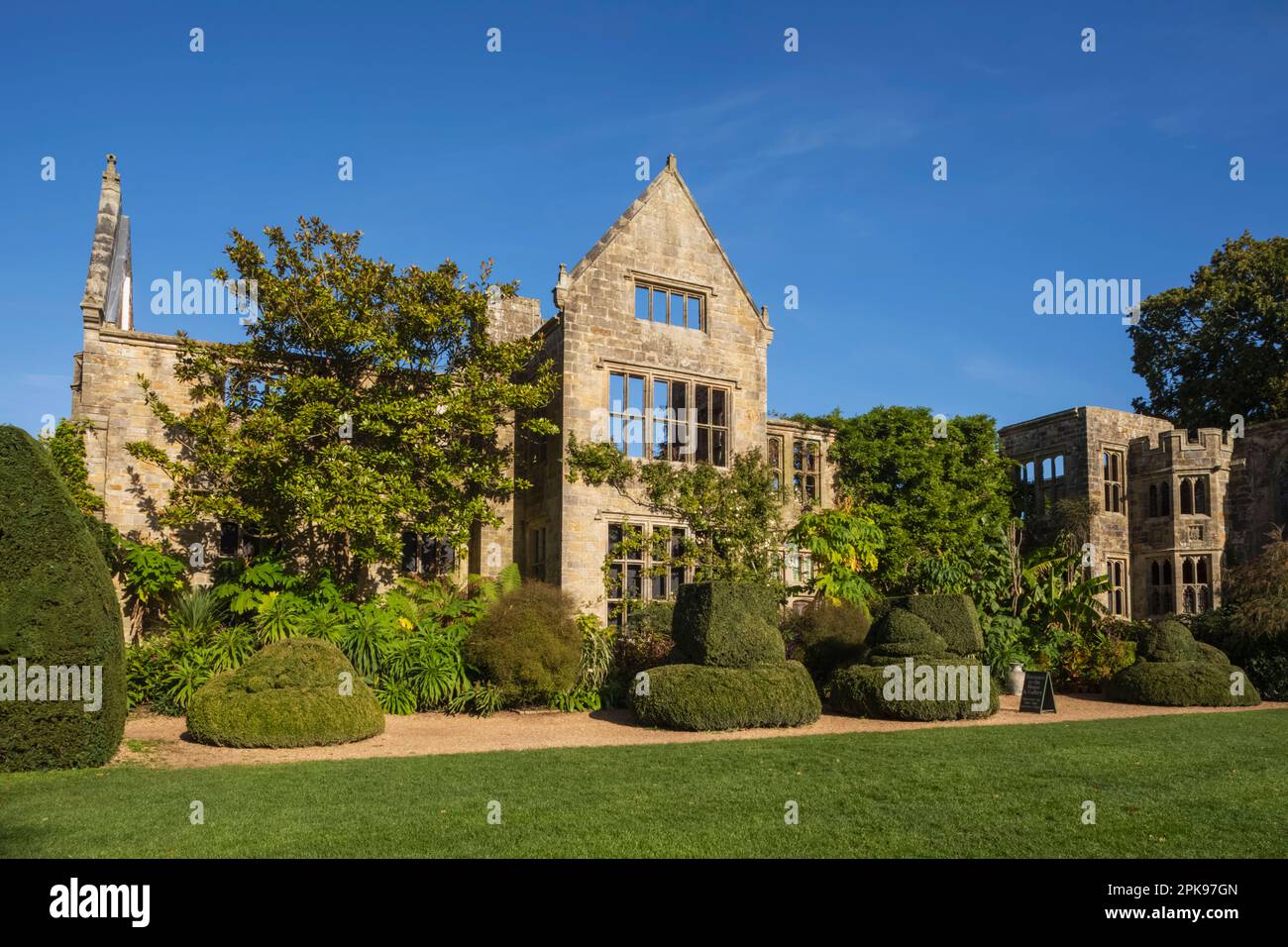 England, West Sussex, Handcross, Nymans, House and Gardens Stock Photo ...