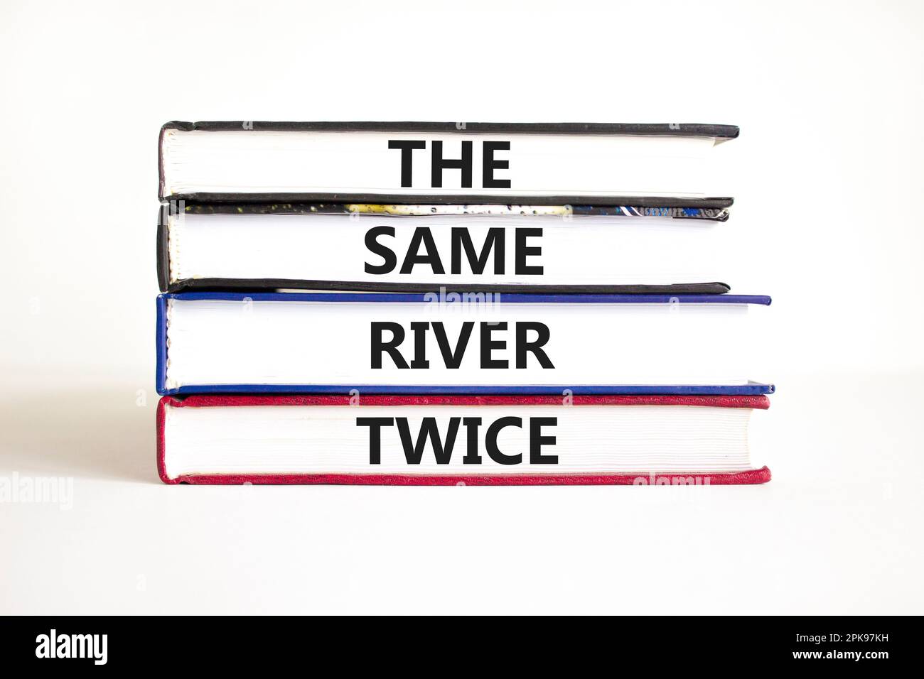 The same river twice symbol. Concept words The same river twice on ...