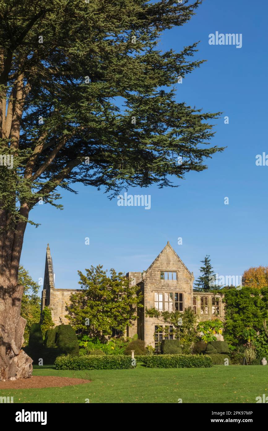 England, West Sussex, Handcross, Nymans, House and Gardens Stock Photo ...