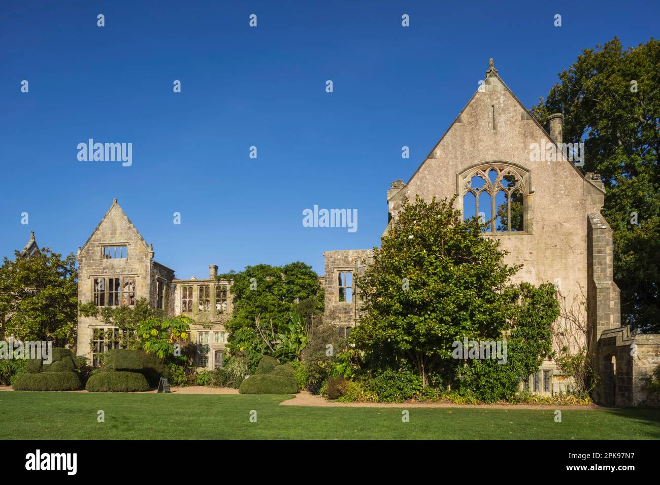 England, West Sussex, Handcross, Nymans, House and Gardens Stock Photo ...