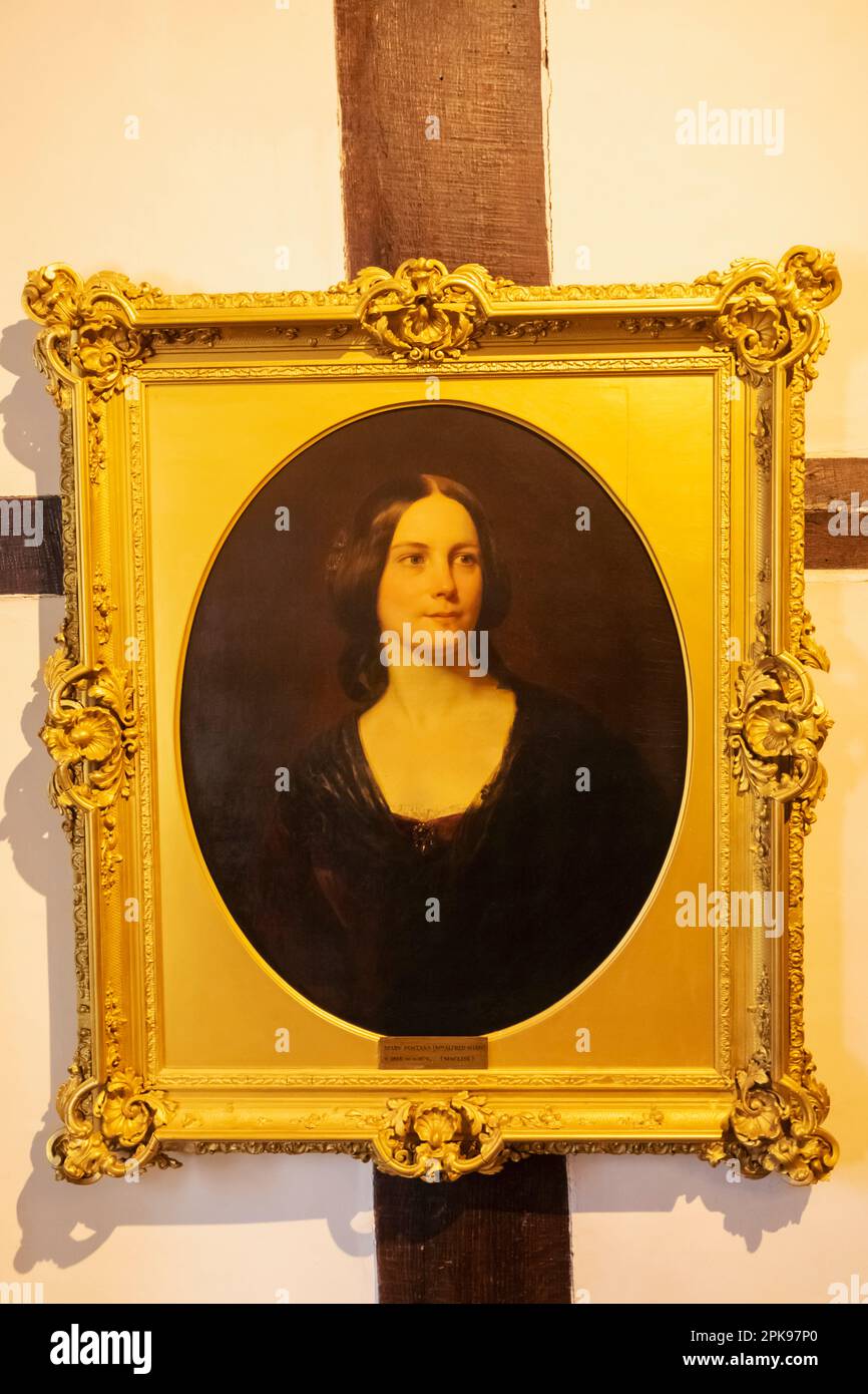 England, Kent, Sevenoaks, Ightham Mote, 14th century Moated Manor House ...