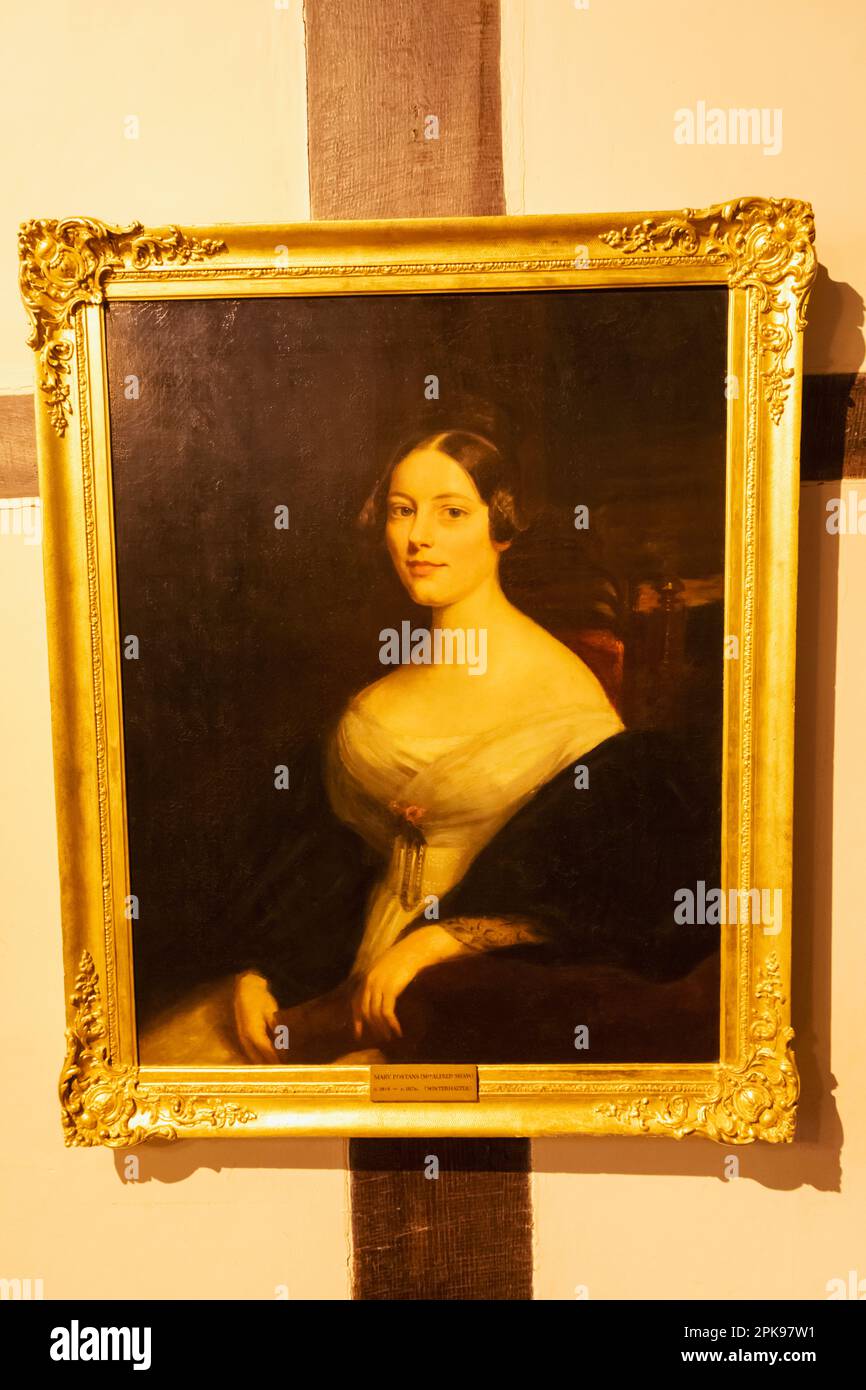 England, Kent, Sevenoaks, Ightham Mote, 14th century Moated Manor House ...