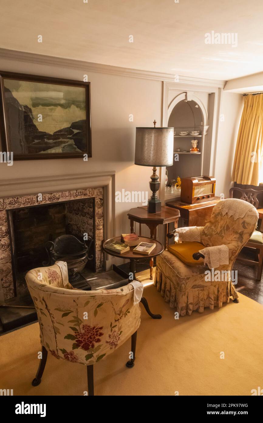 England, Kent, Sevenoaks, Ightham Mote, 14th century Moated Manor House ...