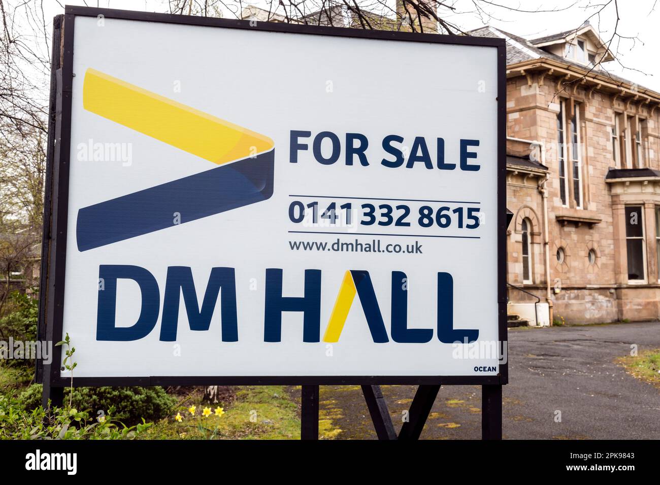 House for sale sign, Scotland, UK, Europe Stock Photo - Alamy