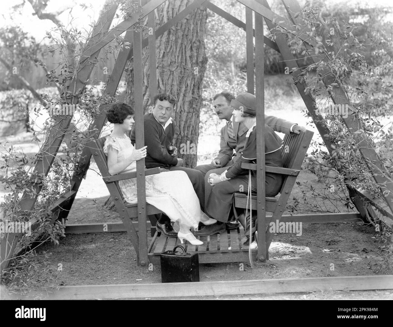 MAY McAVOY, Writer (and later director) LEWIS MILESTONE, Director ...