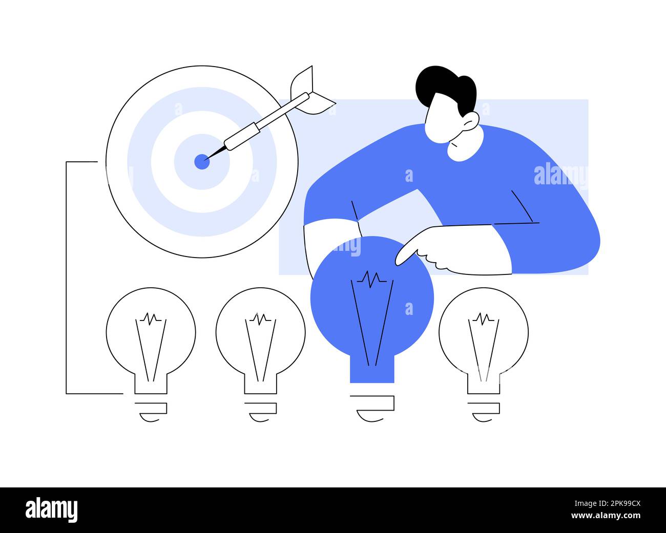 SMART goal setting abstract concept vector illustration Stock Vector ...