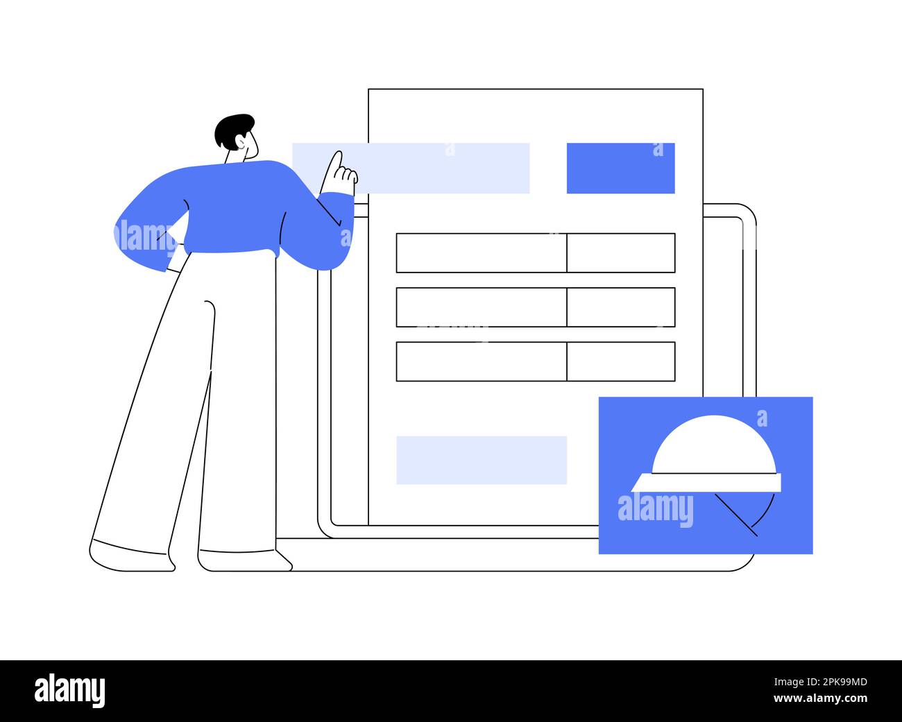 Invitation for tender abstract concept vector illustration Stock Vector ...