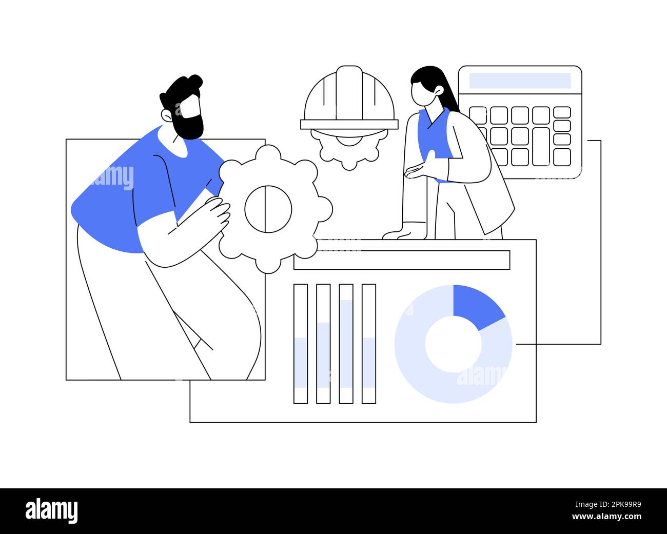 Tender negotiations abstract concept vector illustration Stock Vector ...