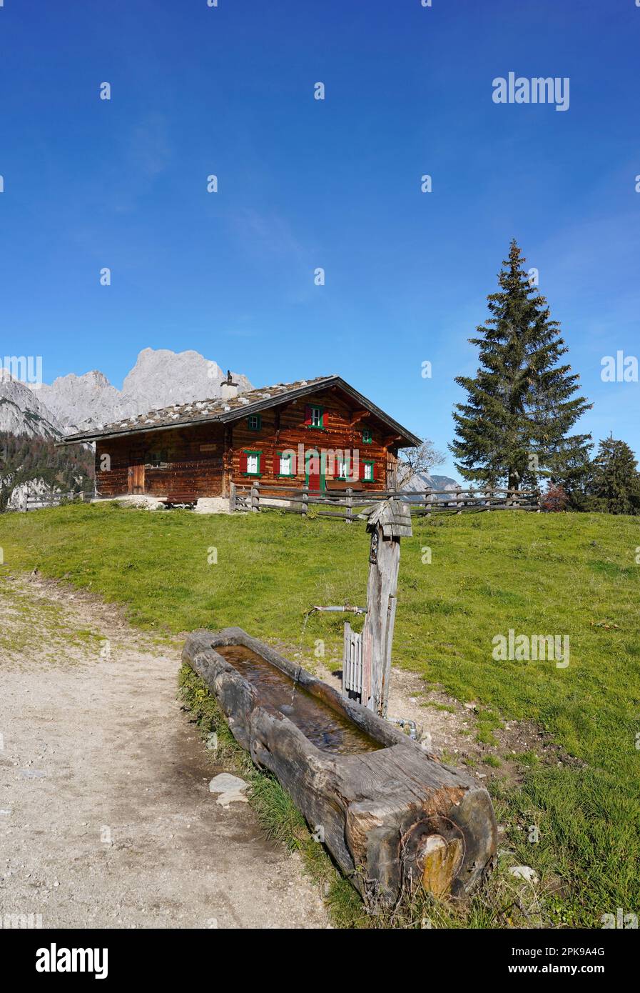 Austria, province of Salzburg, Pinzgau, Weißbach Nature Park ...