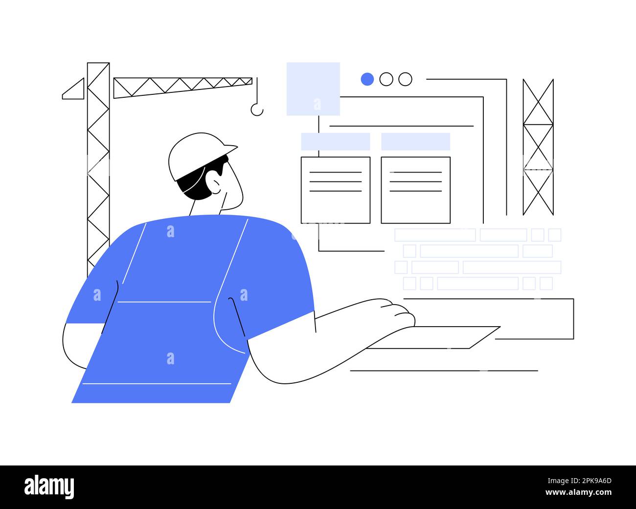 Construction project scheduling Stock Vector Images - Alamy