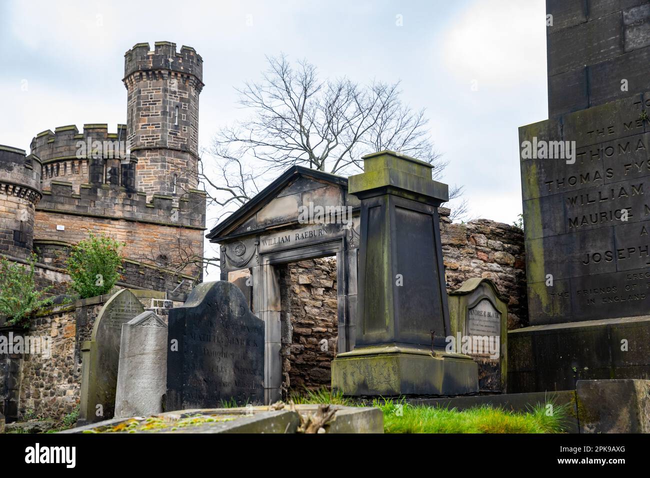 Old Calton Cemetery in Edinburgh, Scotland Stock Photo - Alamy