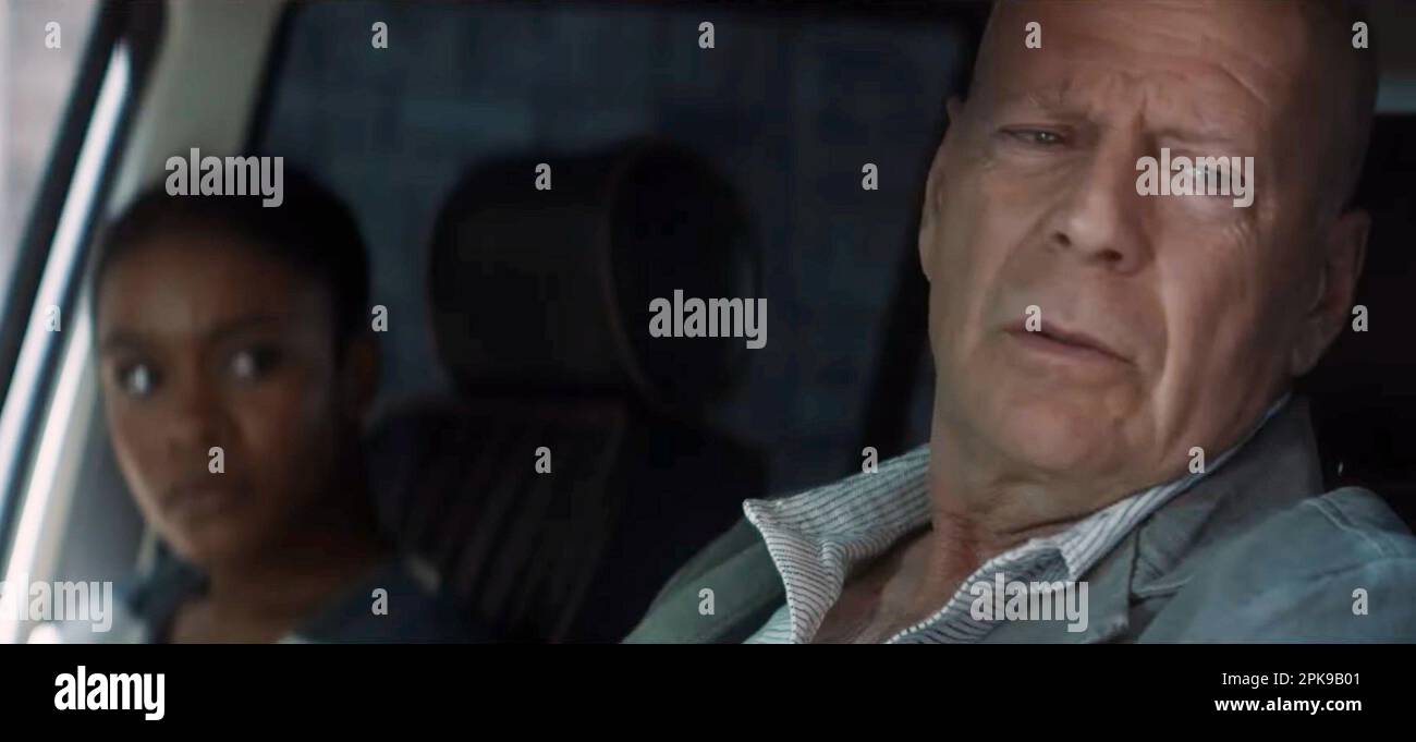 ASSASSIN, from left: Nomzamo Mbatha, Bruce Willis, 2023. © Saban Films ...